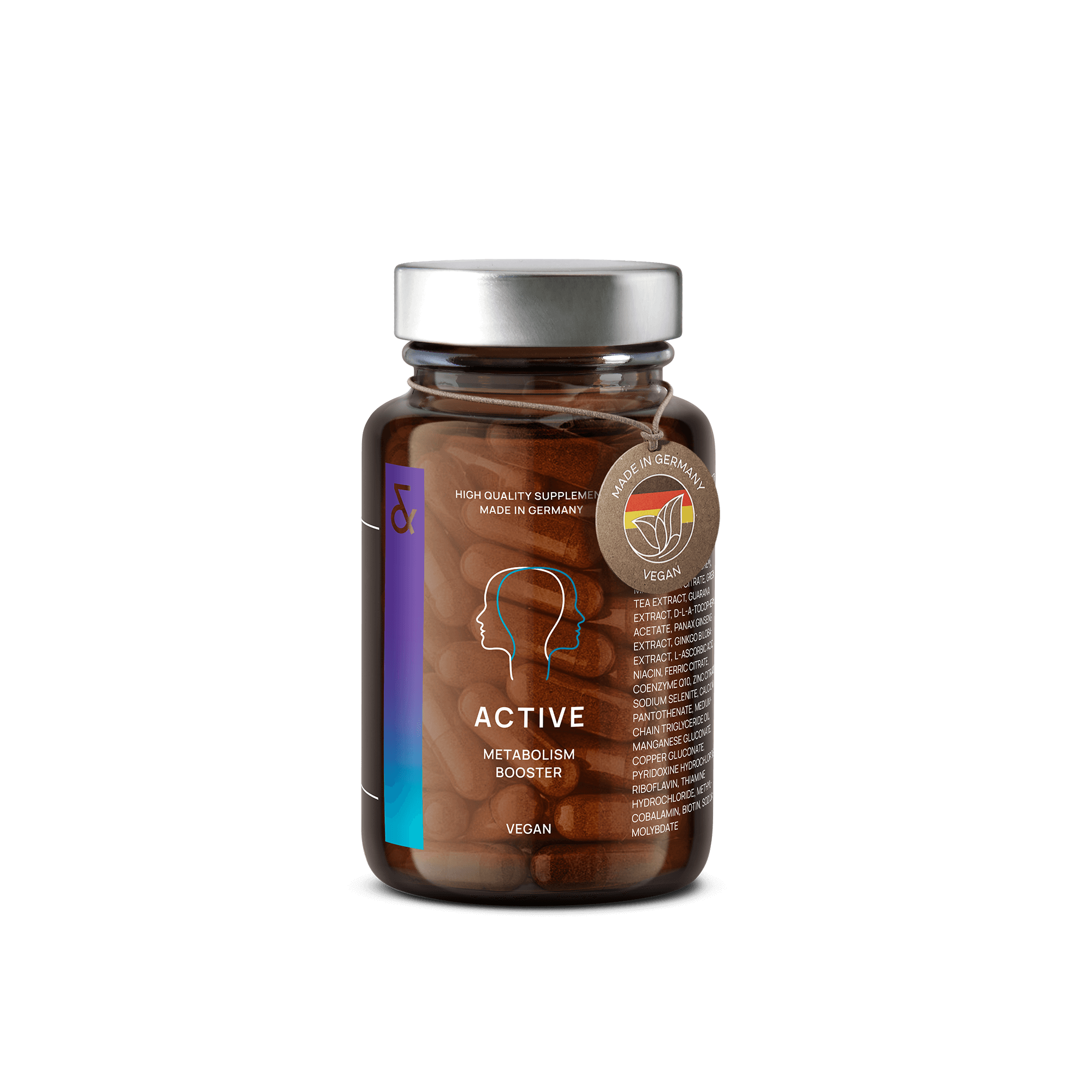 Active | B-Complex + 300µg Biotin + 20mg Coenzym Q10 | CLAV